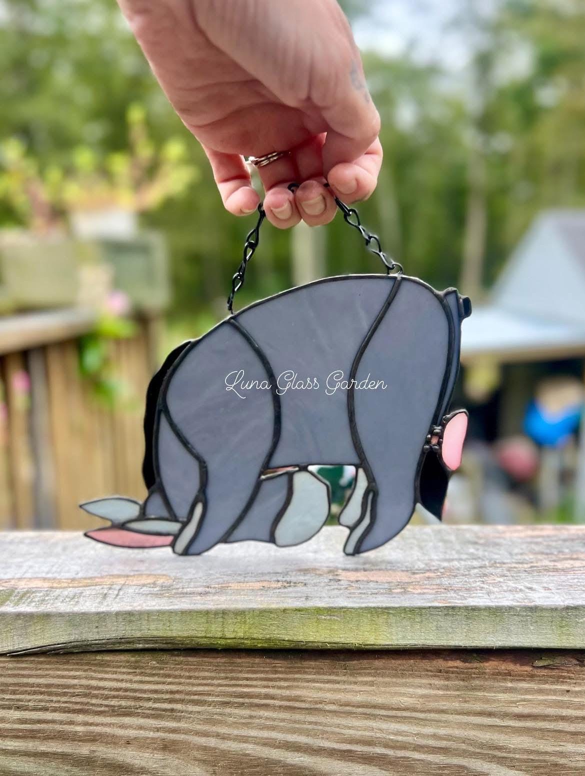 Eeyore Stained Glass Pattern - Etsy