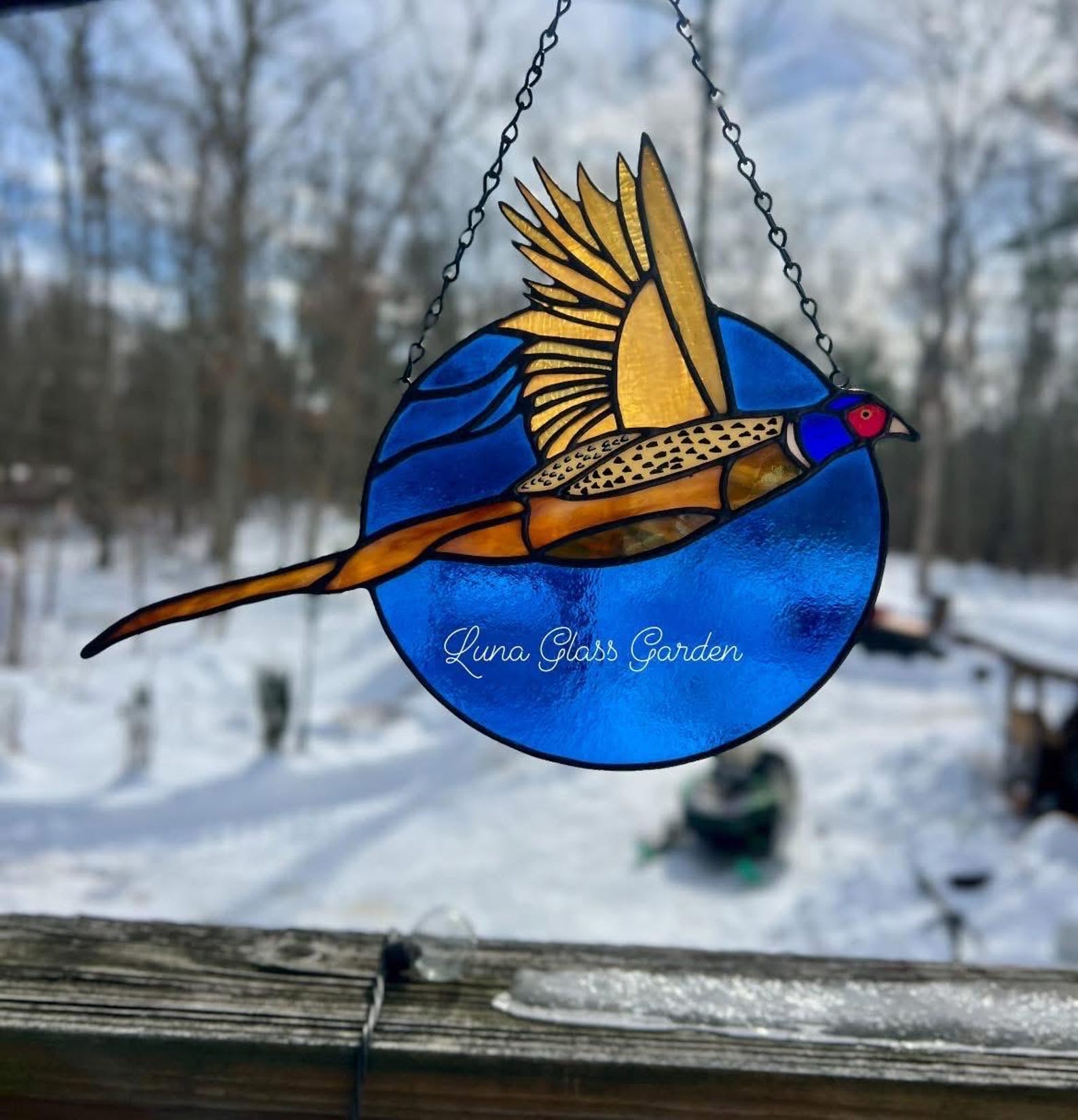 Ringneck Pheasant Stained Glass Pattern - Etsy