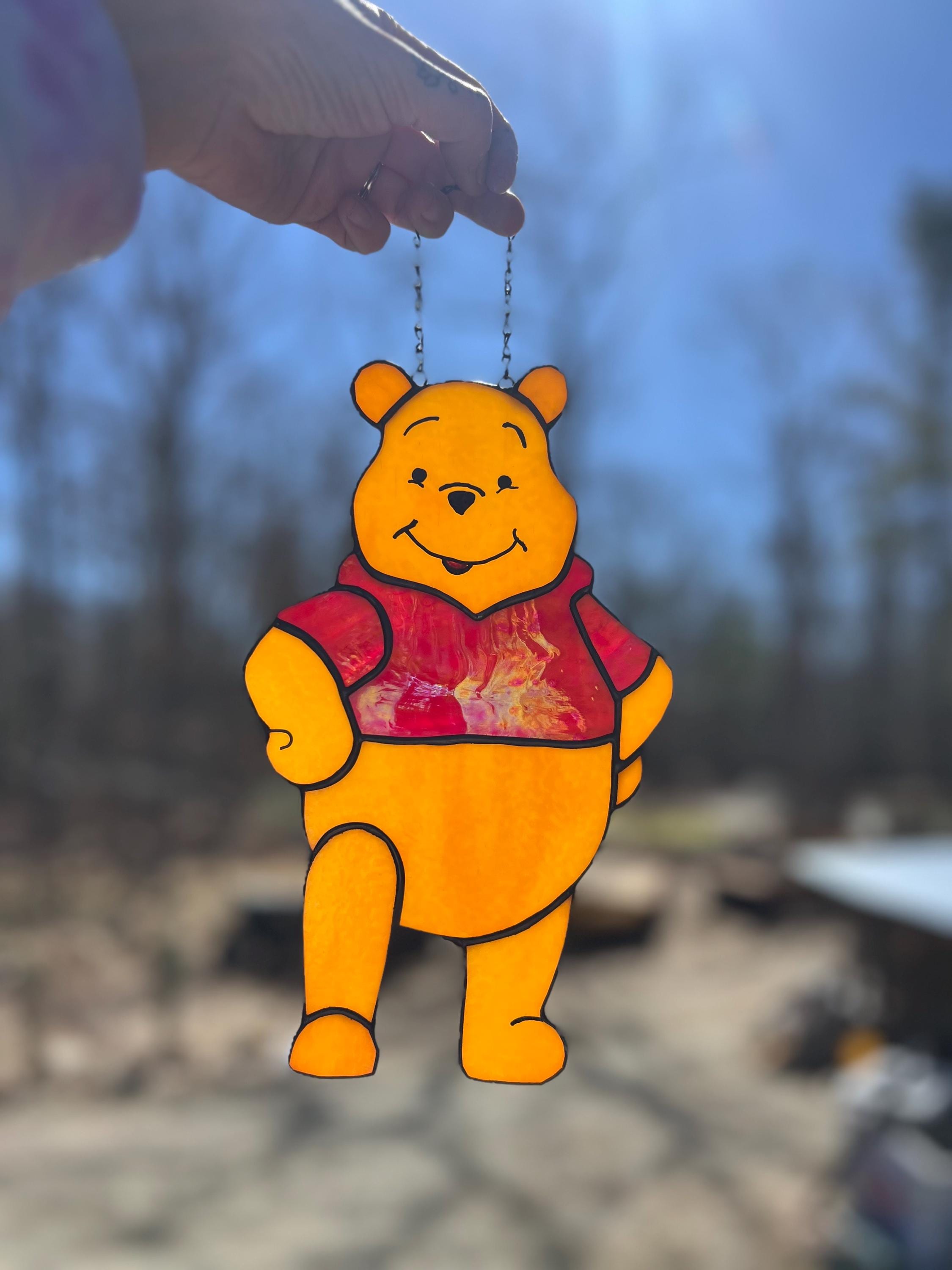 Winnie the Pooh Stained Glass Pattern - Etsy