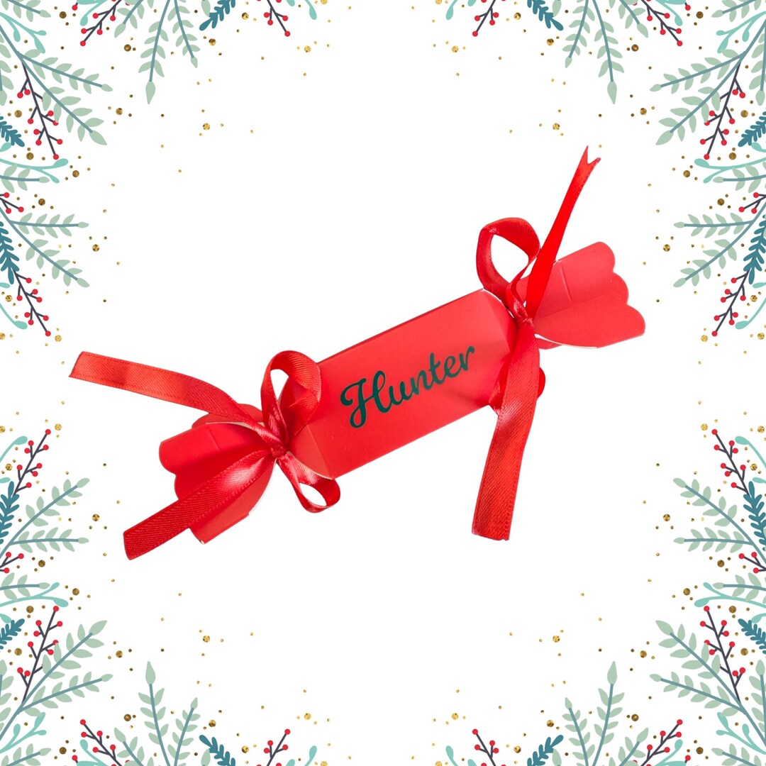 Personalised Make Your Own Cracker | Custom Christmas Party Favours ...