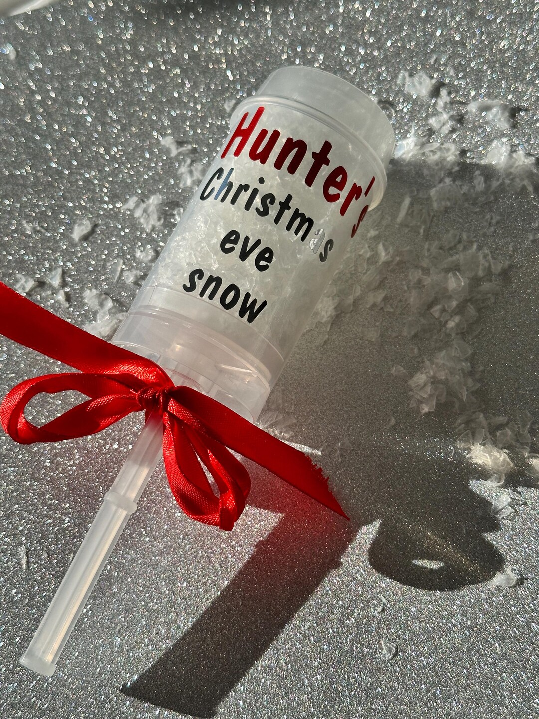 Christmas Eve Children’s Snow Poppers | Personalised Confetti Cannon ...