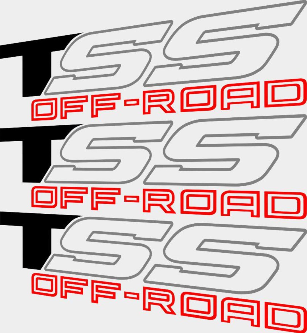 TSS off Road Decals Stickers Tundra Tacoma Truck Bed Side Sport ...