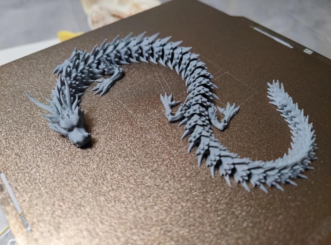 Personalized 3D Printed Dragon | Custom Fantasy Dragon Figurine | 3D ...