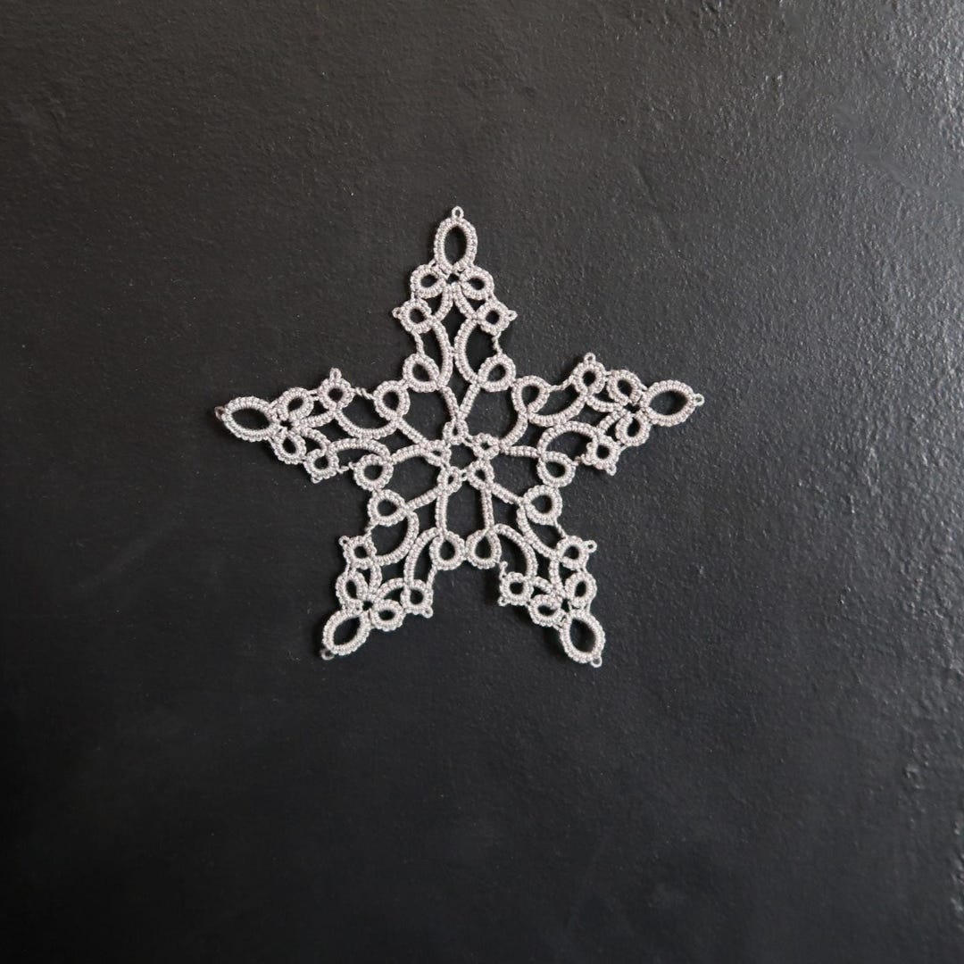 Stellar Star Motif Tatting Pattern - Etsy