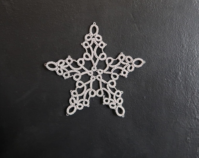 Stellar Star Motif Tatting Pattern - Etsy