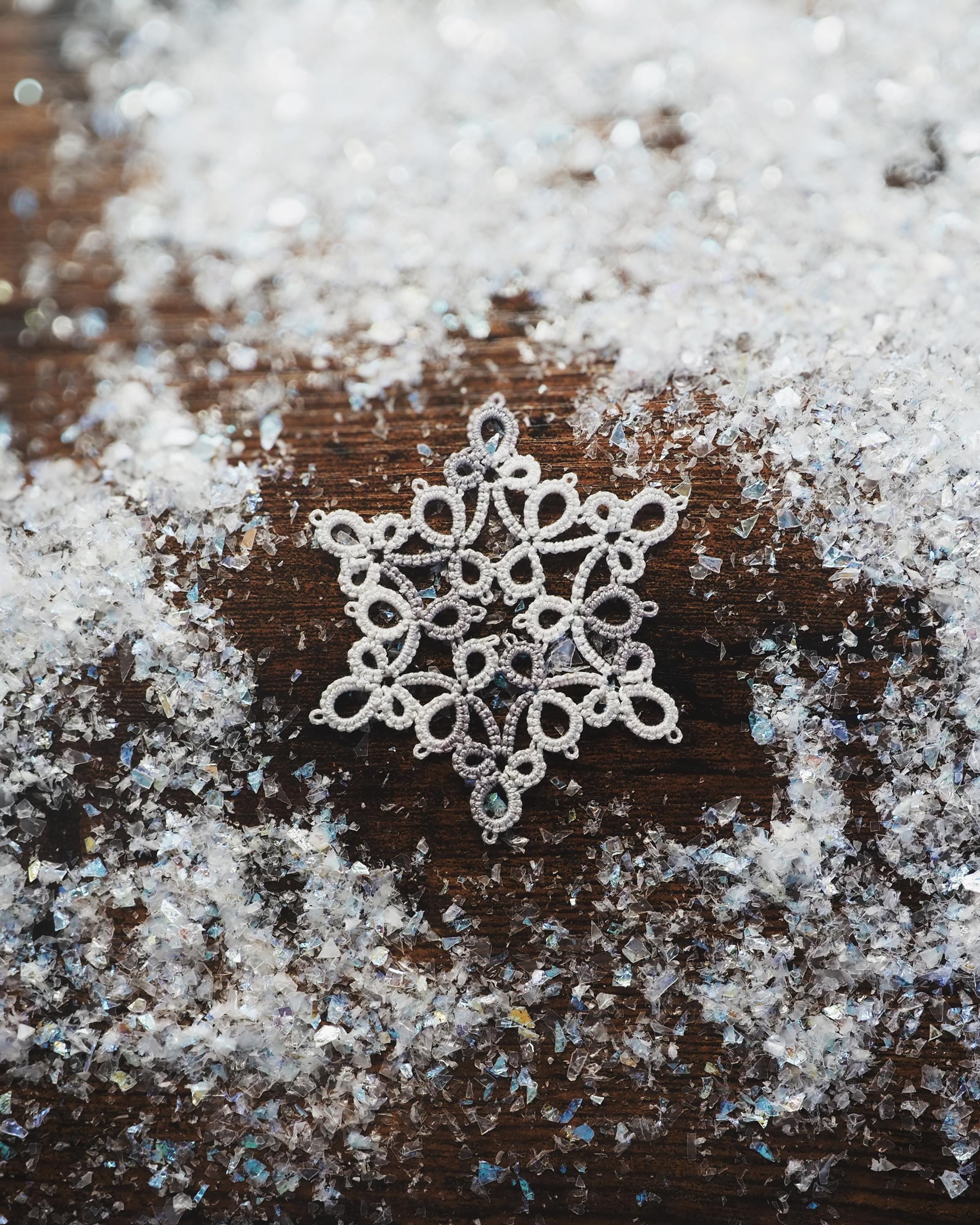 Frost Easy Snowflake Tatting Pattern - Etsy