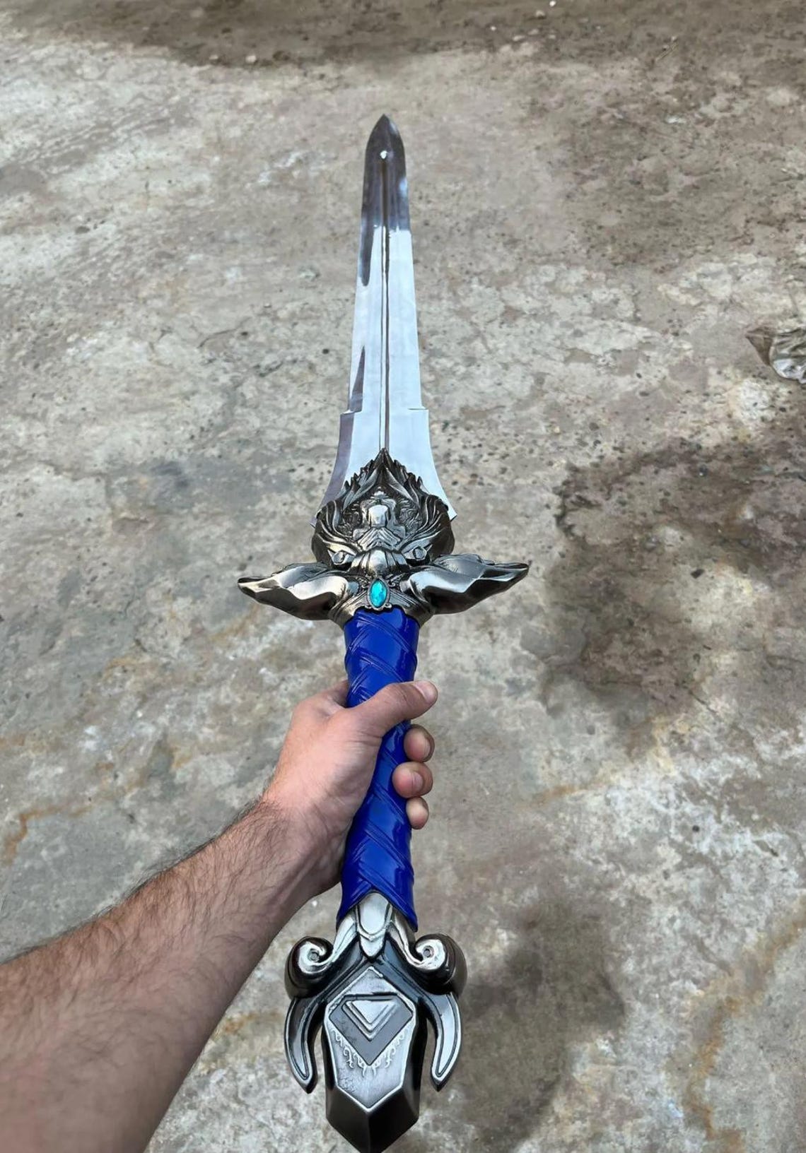Handmade World of Warcraft Royal Guard Cosplay Sword Alliance Lion Head ...
