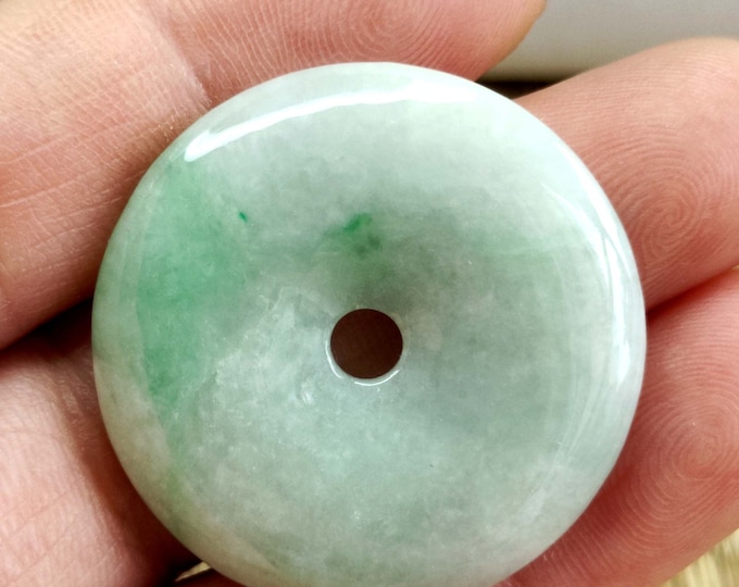 Authentic Donut Jadeite Jade Pendant ,donut A Natural Jadeite Pendant ...