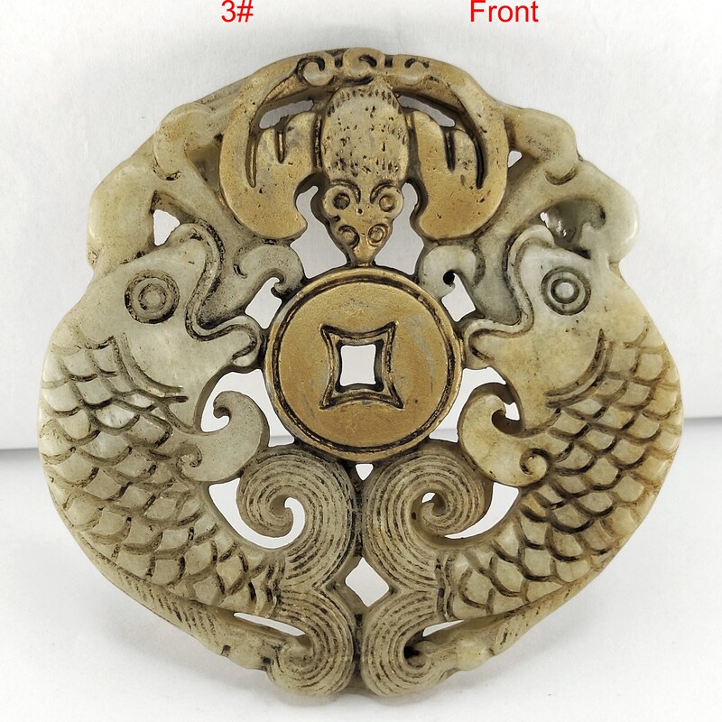 Fish Jade Pendant - Etsy