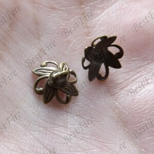 Antique Brass Bead Cap With Peg, Jewelry Findings (9mm) - Etsy