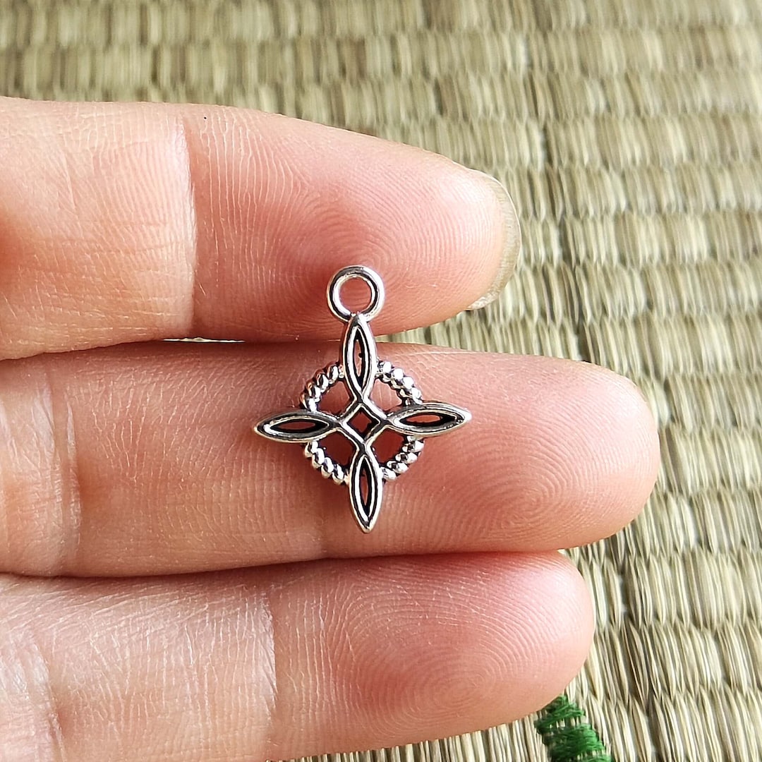 Silver Circle Cross Pendant Charms,silver Tone Circle Cross Pendant ...