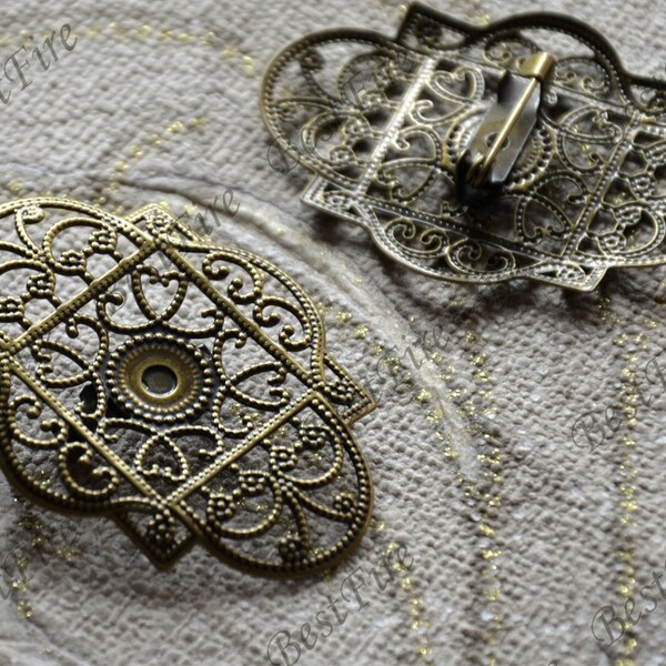 Filigree Brooch - Etsy