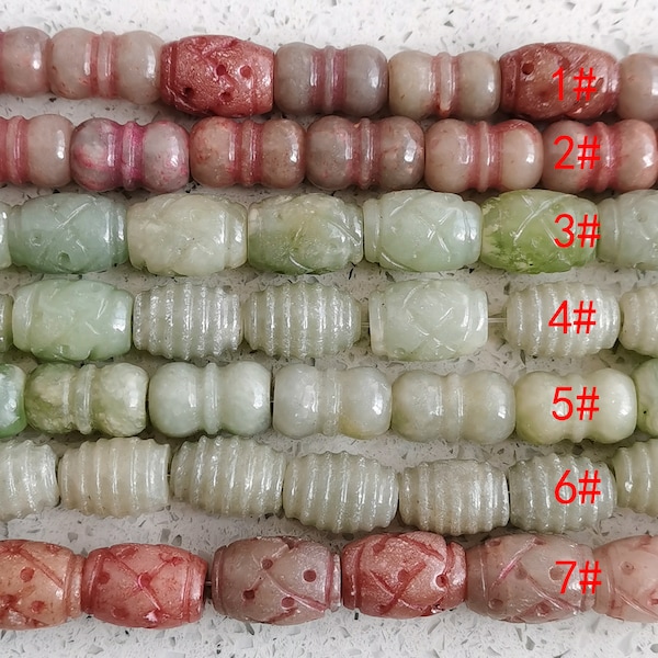 Carved Jade Bead - Etsy