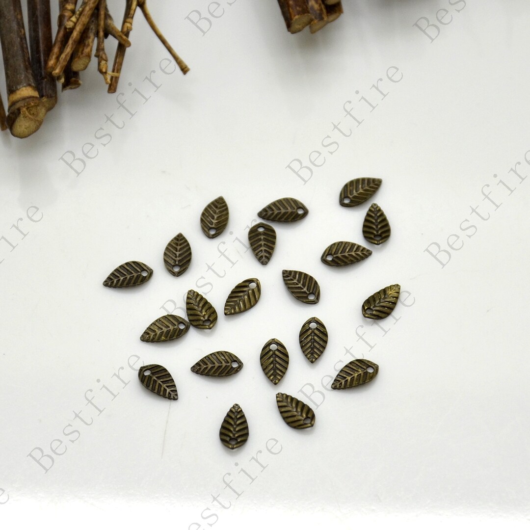 100 Pcs Antique Brass 47mm Maple Leaf Filigree Jewelry Findings,pendant ...