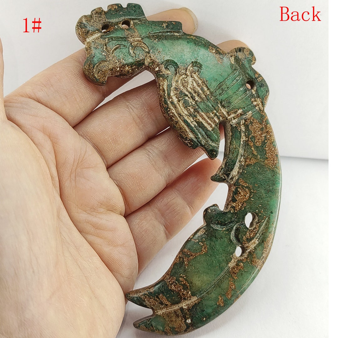 Hollow Carved Phoenix Jade Pendant,carving Phoenix Jade Pendant,jade ...