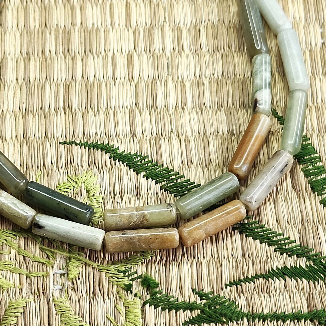 Gemstone 4x13mm Tube Beads - Natural Stone Tubes Full Strand - Etsy
