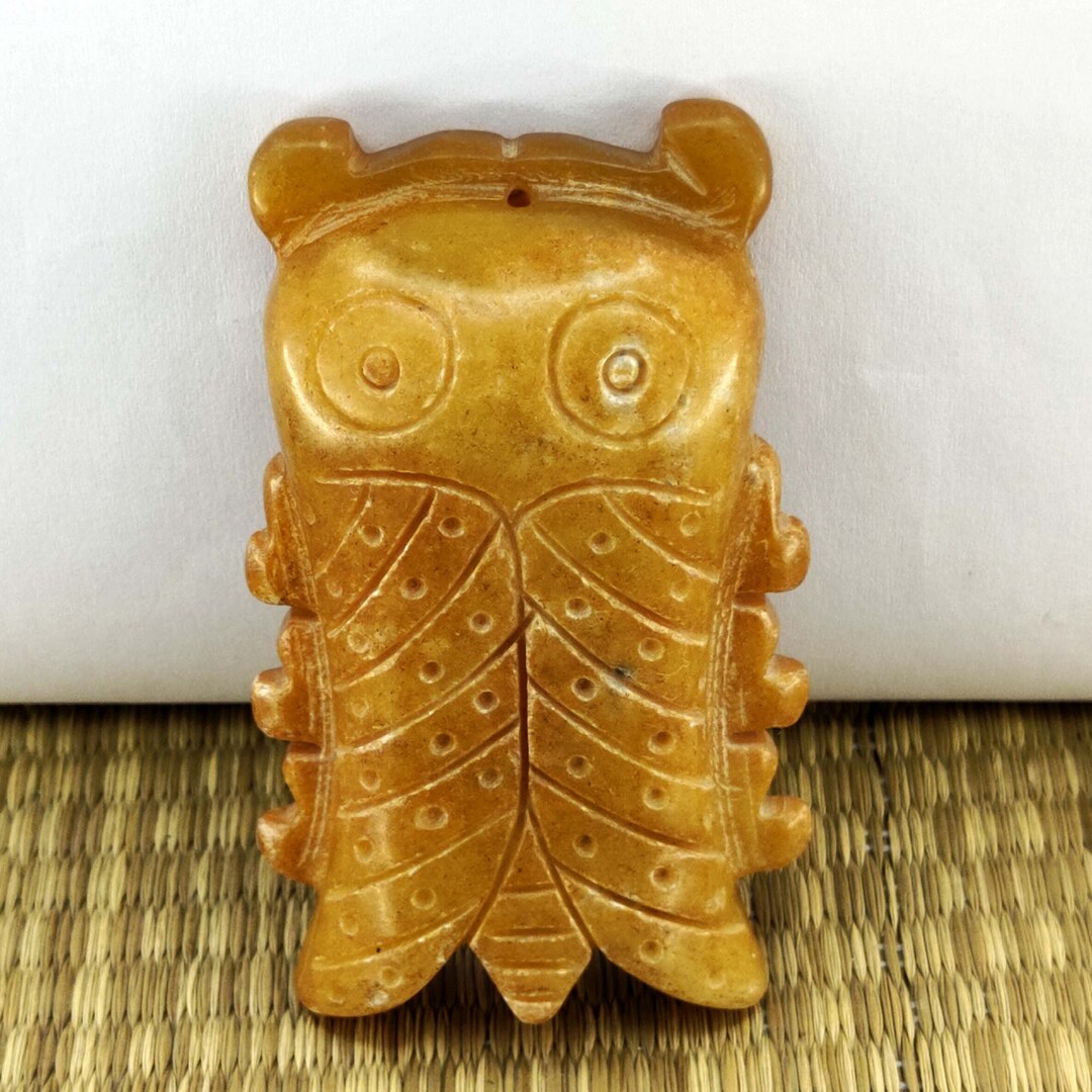 Carved Cicada Jade Pendant,carved Cicada Jade Pendant Charm - Etsy