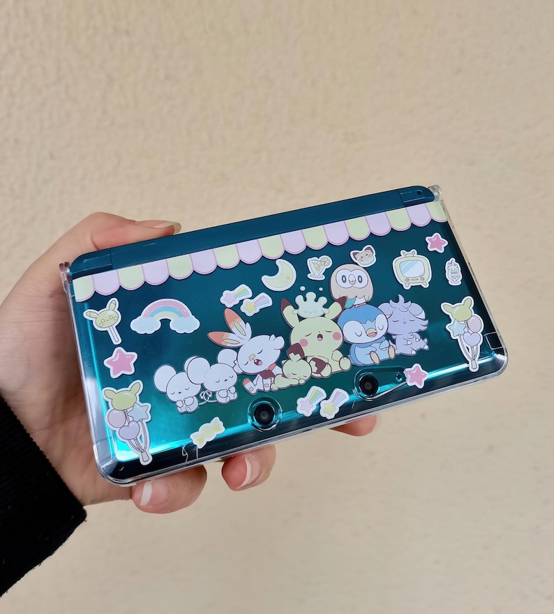 DIY Pokemon Design New 3DS 2DS Case, Handmade Relax Bear NDS NDSI ...