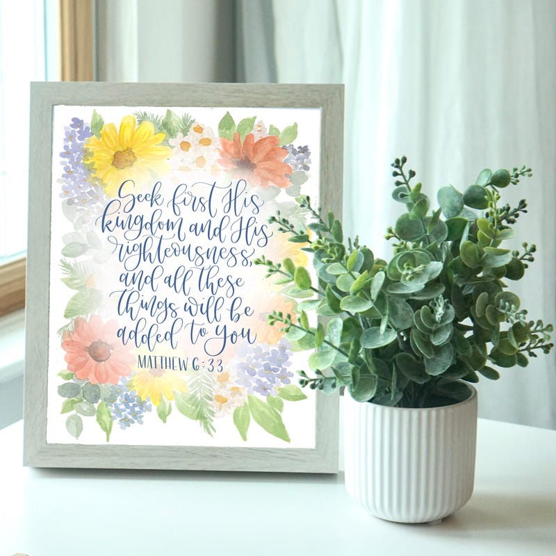 Matthew 6 33 - Etsy