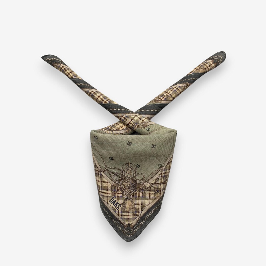 Vintage Daks Handkerchief Daks London Bandana Pocket Squares ...