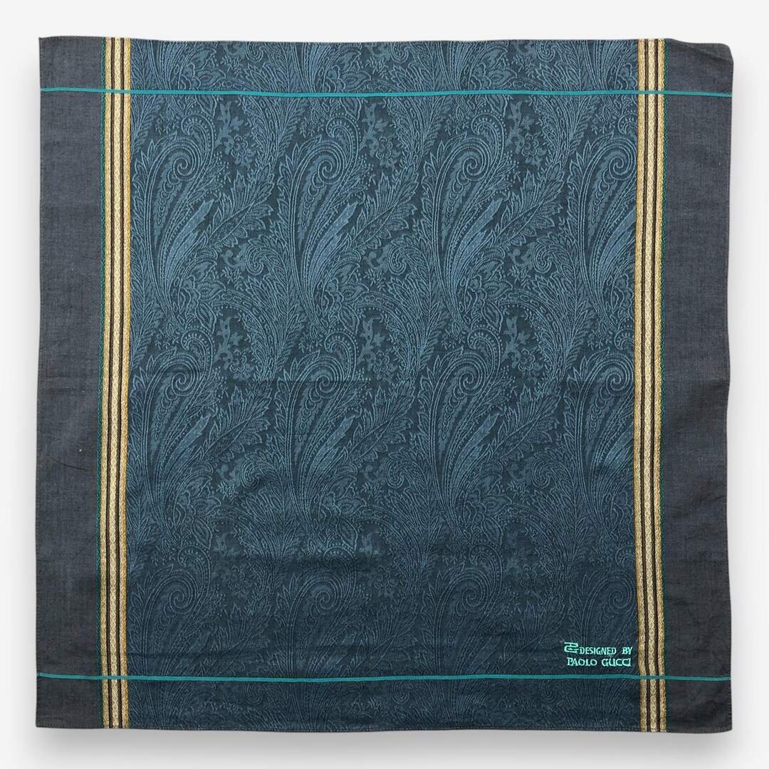 Vintage Paolo Gucci Handkerchief Auth Paolo Gucci Bandana Luxury ...