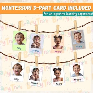 Emotion Flashcards | Feelings Flash Cards | Emotion Cards Toddler ...