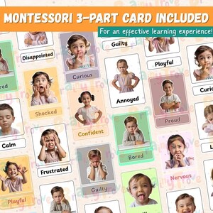 Emotion Flashcards | Feelings Flash Cards | Emotion Cards Toddler ...