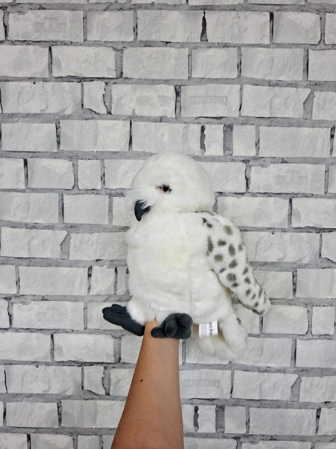 Vintage Stuffed Harry Potter Hedwig Owl Plush Hand Puppet 12" Kids Gift ...