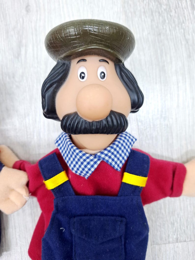 LOT OF 2 Postman Pat Mrs Goggins Plush Toys Vintage 13" Kids Gift ...