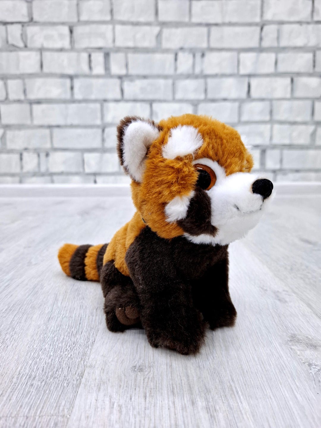 Stuffed Red Panda Plush Toys 6.5" Vintage Kids Gift Soft Red Panda Toys ...