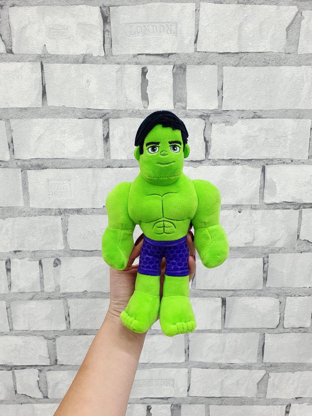 Vintage Stuffed Super Hero Superhero Hulk Plush Toys 9.5" Collectible ...