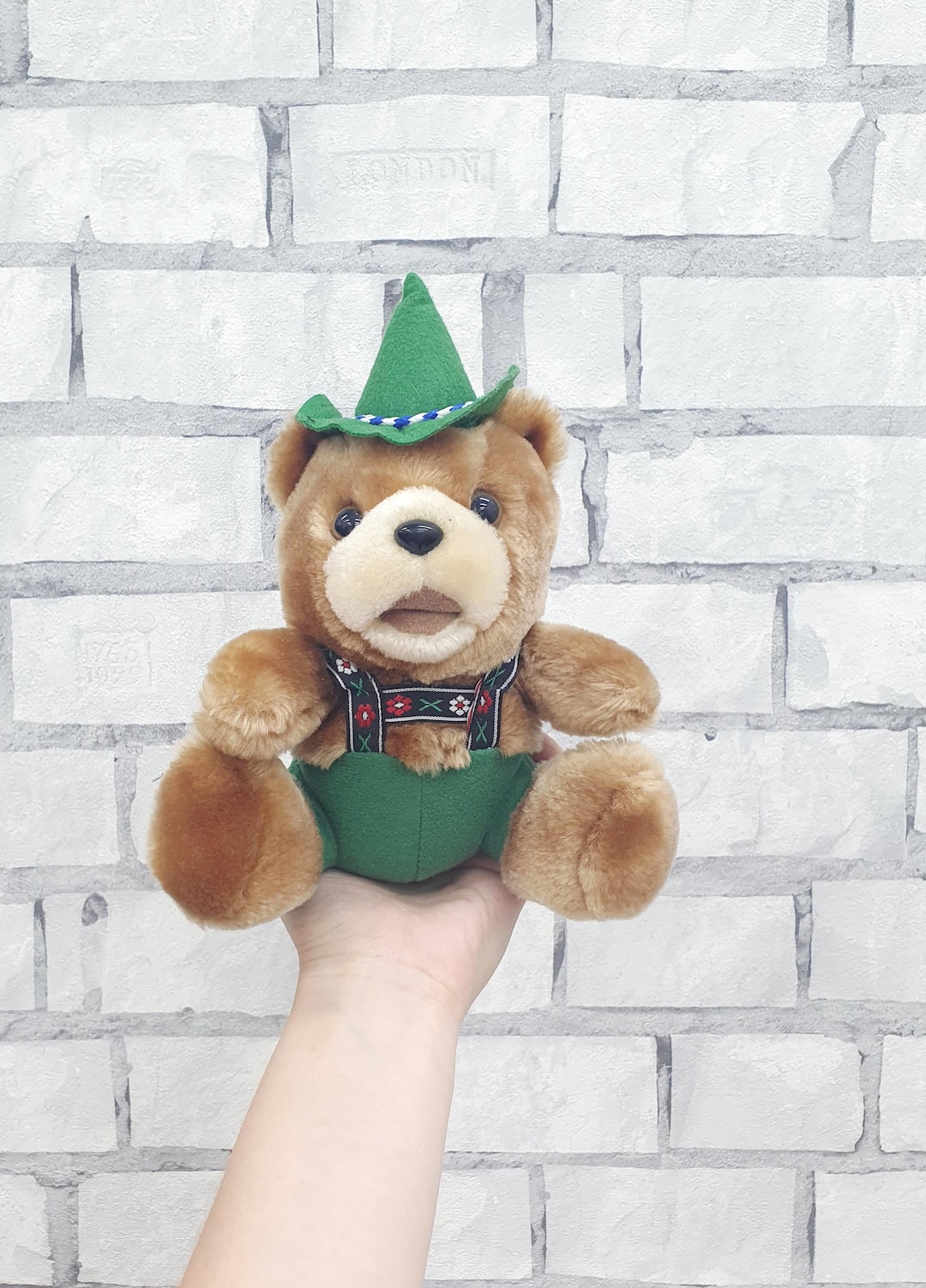 Musical German Teddy Bear 8" Lederhosen Bavarian Trachten Plush Toys ...