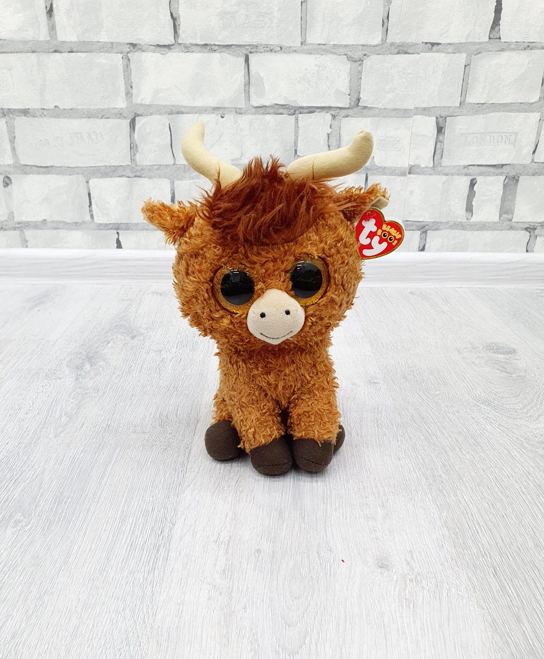 Vintage Ty Beanie Boos ANGUS the Scottish Highland Cow Plush Toys 10 ...