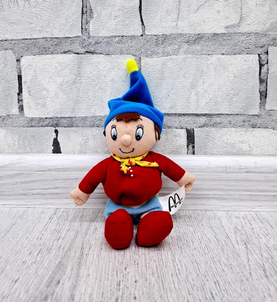 Stuffed Enid Blyton Noddy Plush Toys Vintage Soft Toys 6" Happy Meal Mcdonalds Toys 2001 ...
