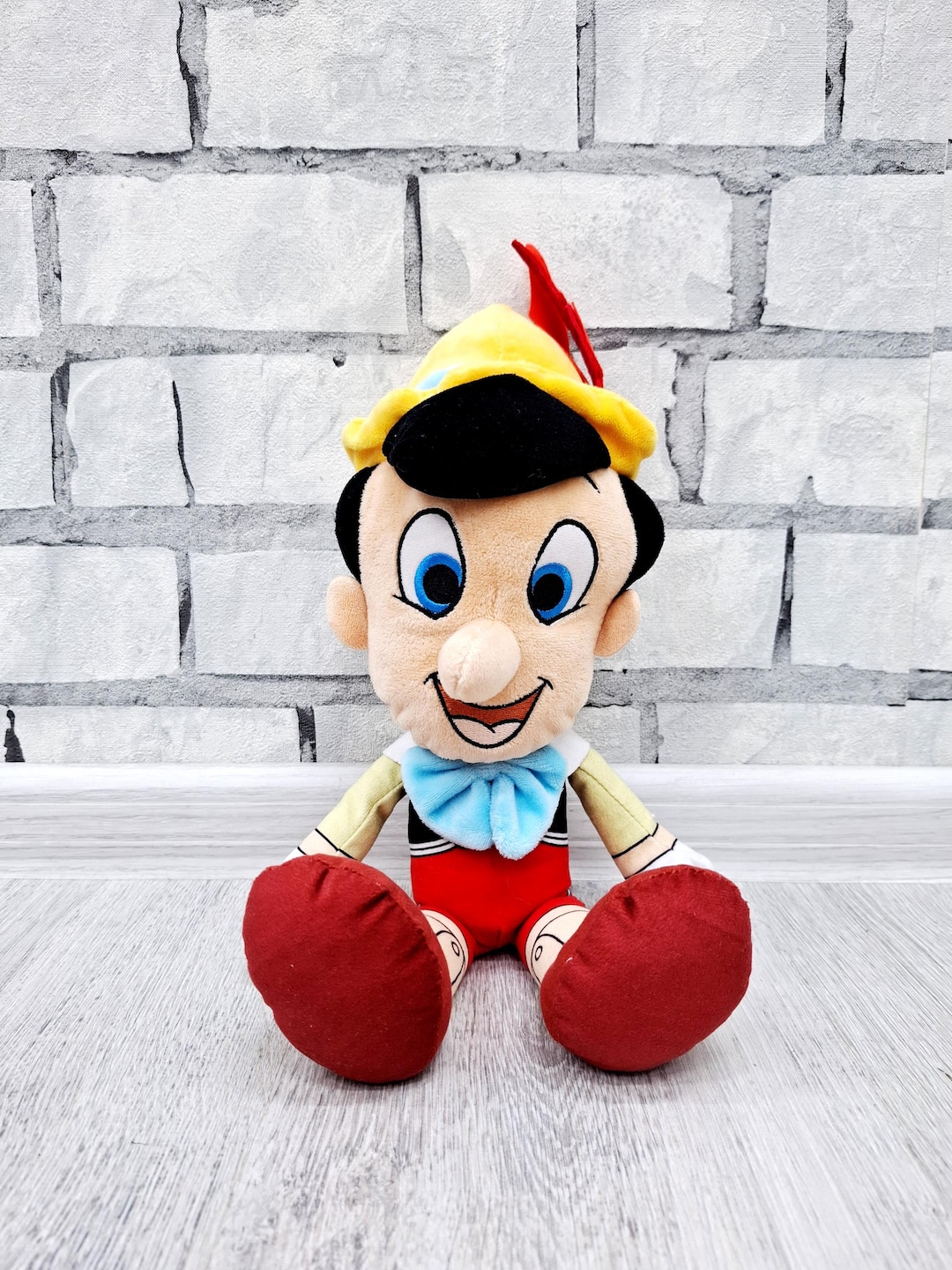 Stuffed Pinocchio Plush Toys Vintage Soft Toys 14.5" Pinocchio Plush ...