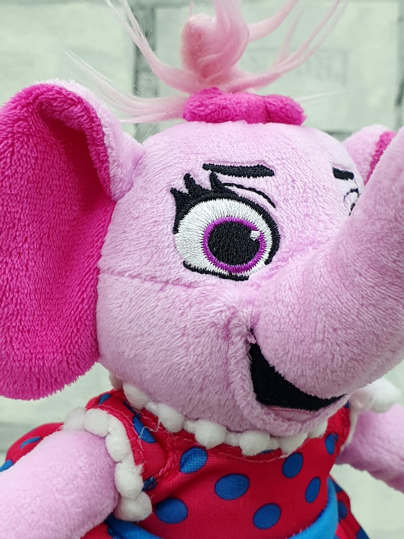Vintage Annie Elephant Plush Toy (8 Inch) – Soft Stuffed Animal for ...