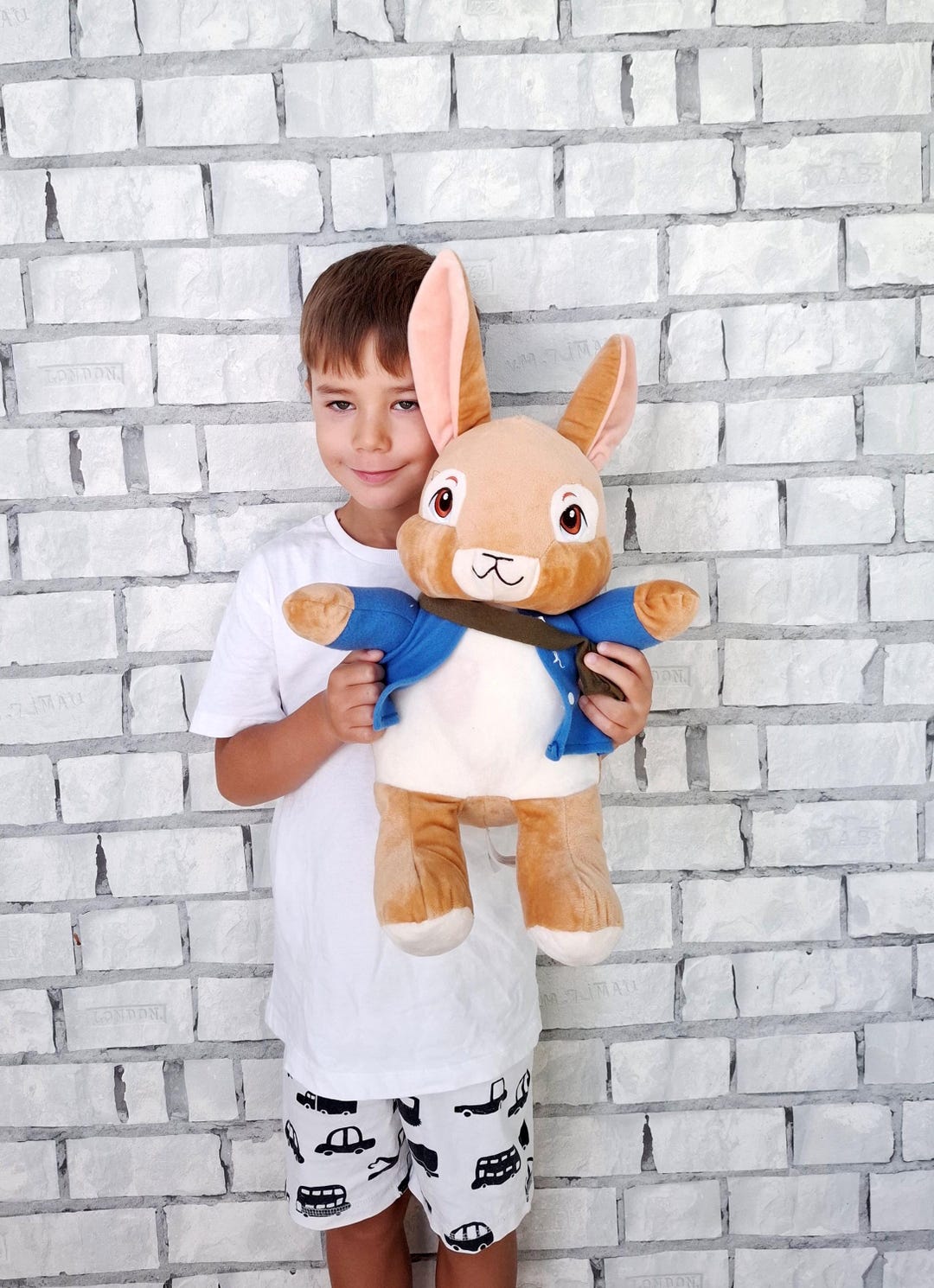 Stuffed Peter Rabbit Plush Toy 20" Vintage Kids Gift Soft Rabbit Toys ...
