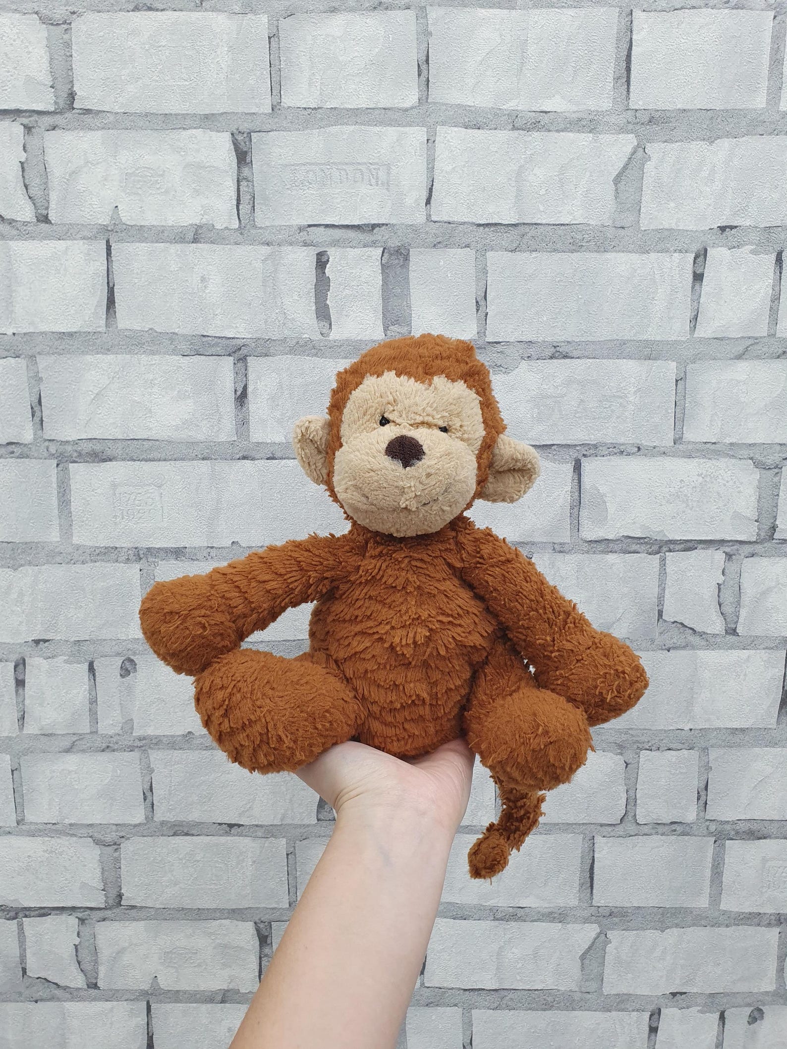 Vintage Stuffed Jellycat Fuddlewuddle Monkey Plush Toys 9" Collectible ...