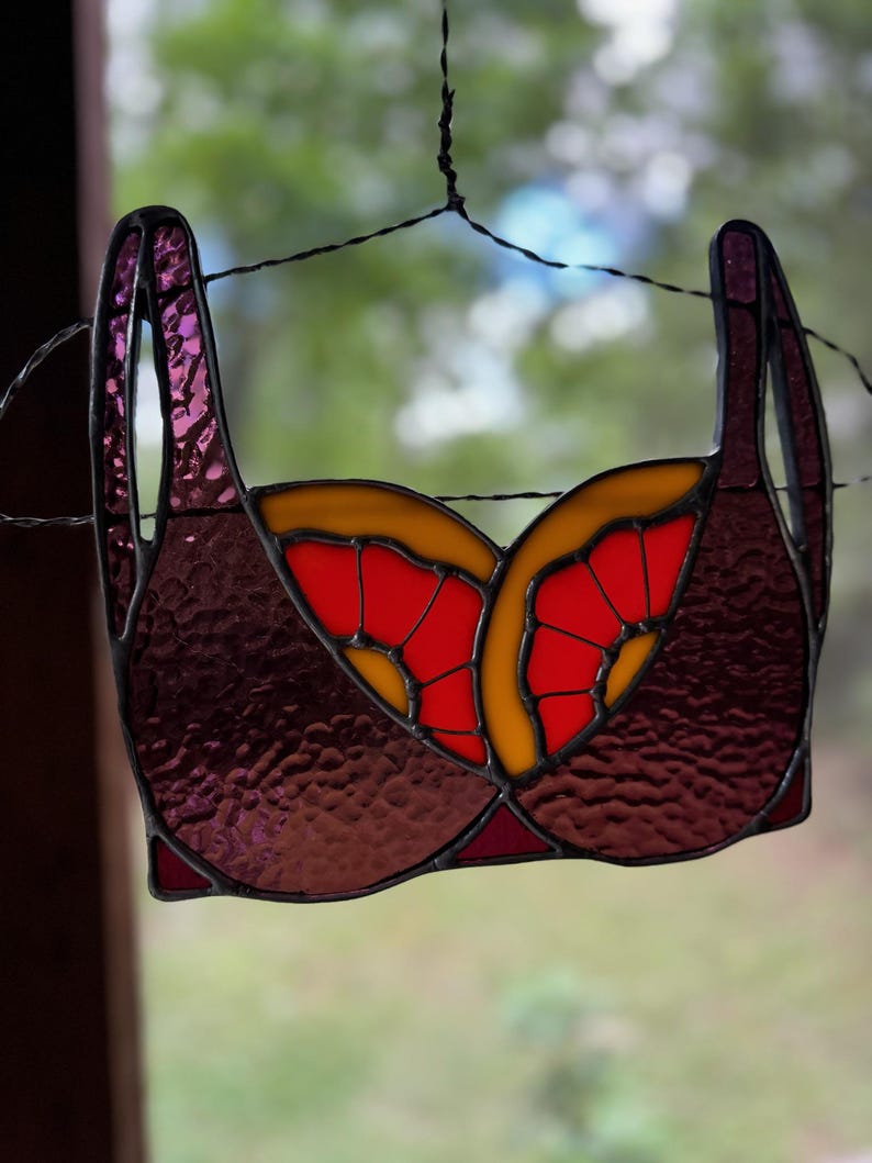 Stained Glass Template / DIY Stained Glass Pattern / Spicy Art / Home ...