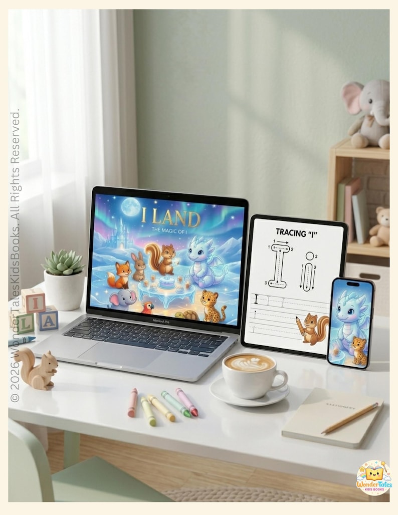 Letter I Phonics Activity Book, Alphabet Story Printable, Homeschool ...