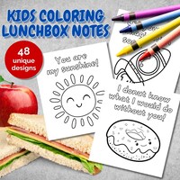 Printable Lunchbox Notes for Kids: Jokes & Affirmations (digital ...