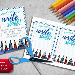 Printable Teacher Appreciation Tag Card, Back to School Teacher Gift ...