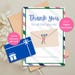 Printable Thank You Gift Card Holder, Appreciation Gift for Teachers ...
