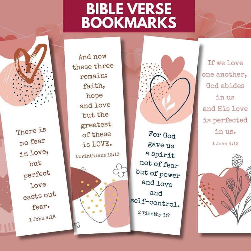 Valentine Bookmark - Etsy