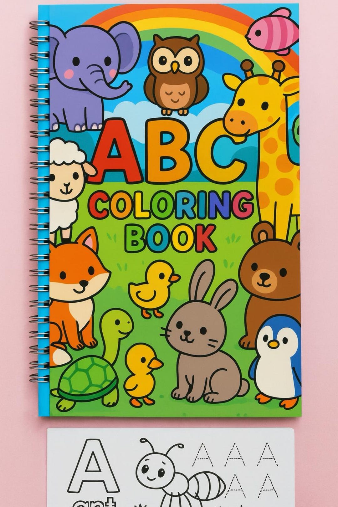 Alphabet Coloring Pages A-Z: Printable Kids Learning Activity (PDF ...