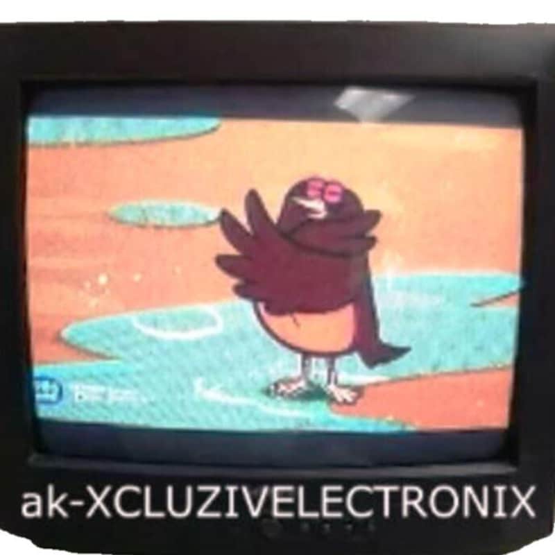 Vintage Colour Crt Tv - Etsy