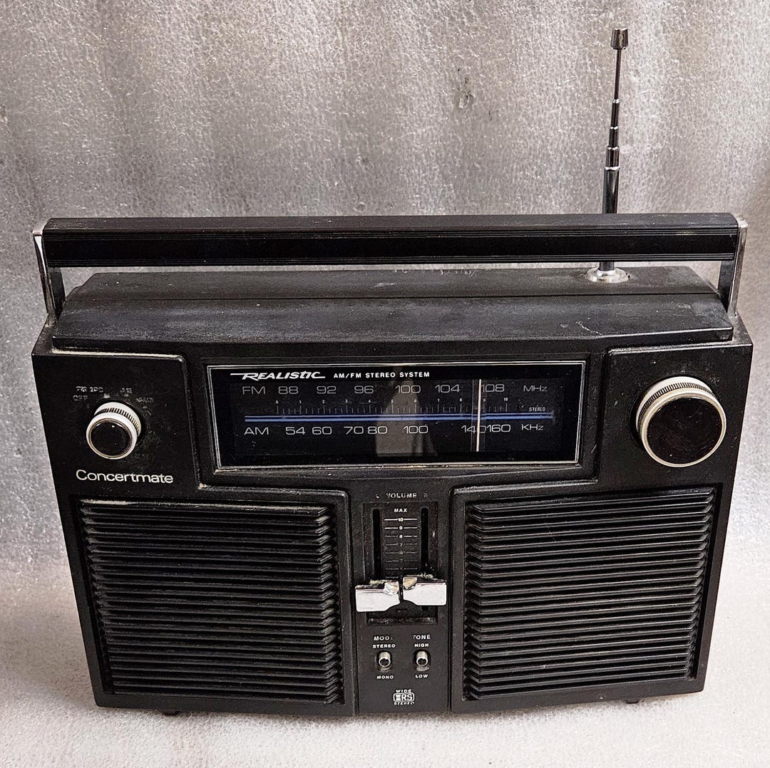 Vintage REALISTIC (radio Shack) STEREO CONCERTMATE - Model 12-654 *read ...