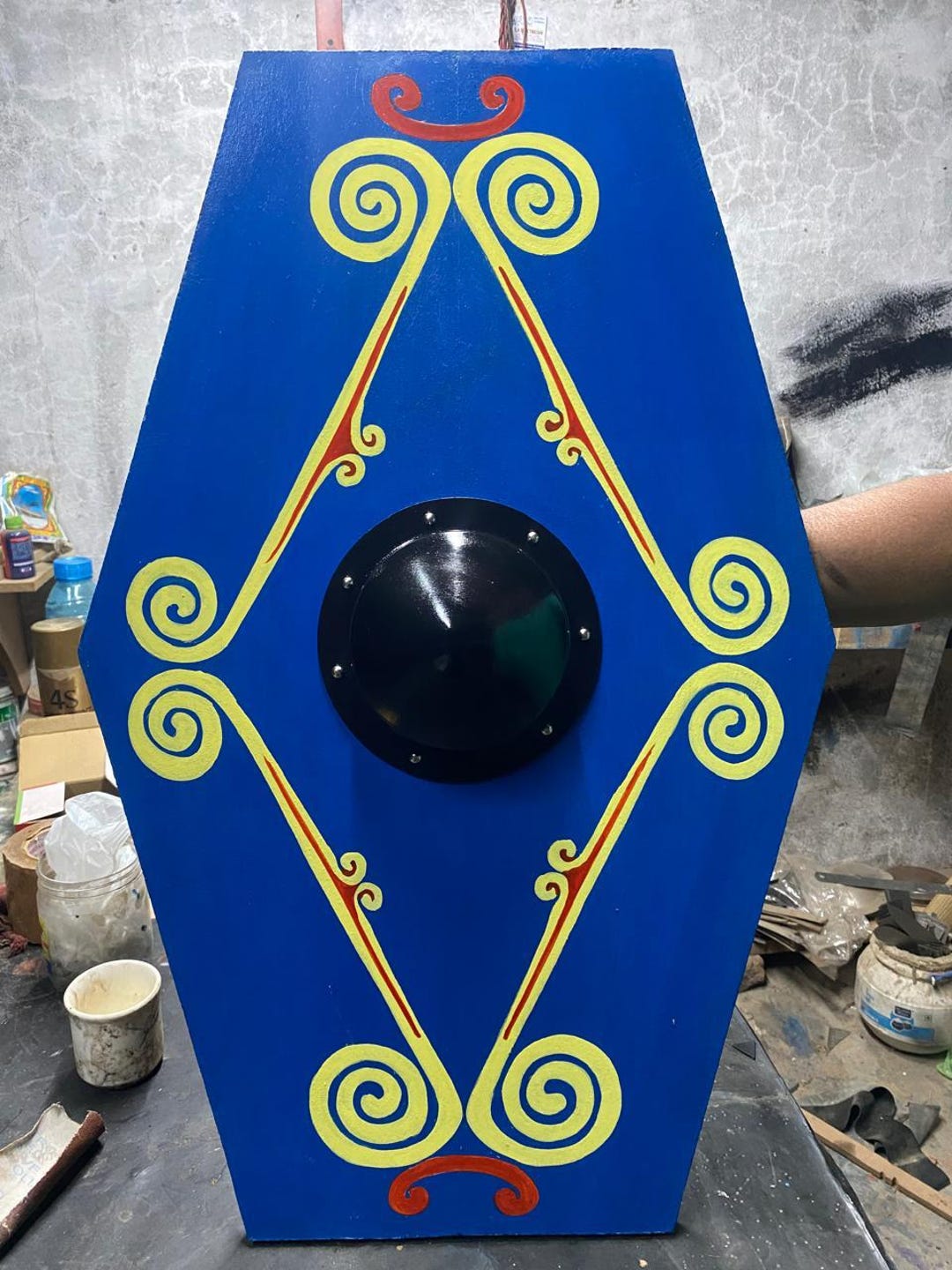 Germanic / Gothic Battle-ready Shield - Etsy