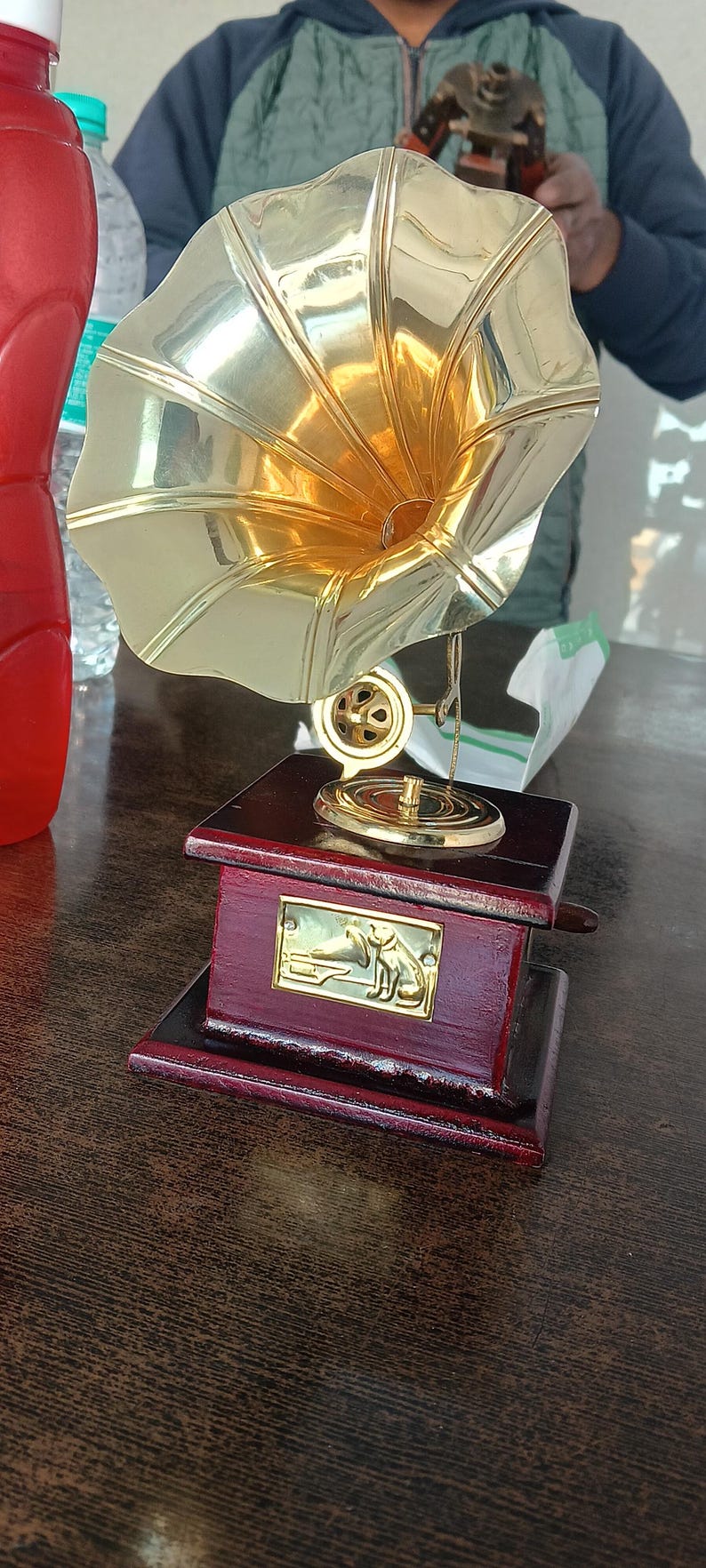 Handmade Non Working Gramophone Model for Showpiece Decor Gift for ...