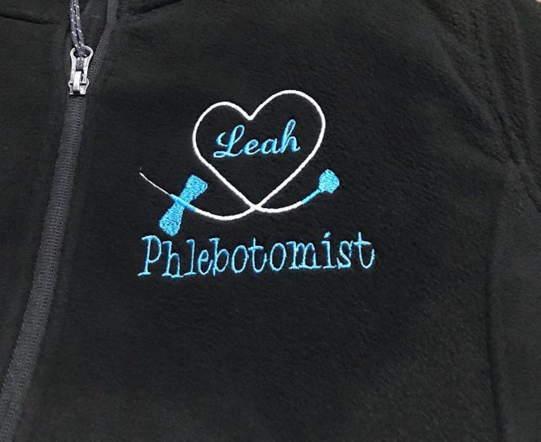 Personalized Phlebotomist Jacket. Phlebotomy, Monogrammed Jacket ...